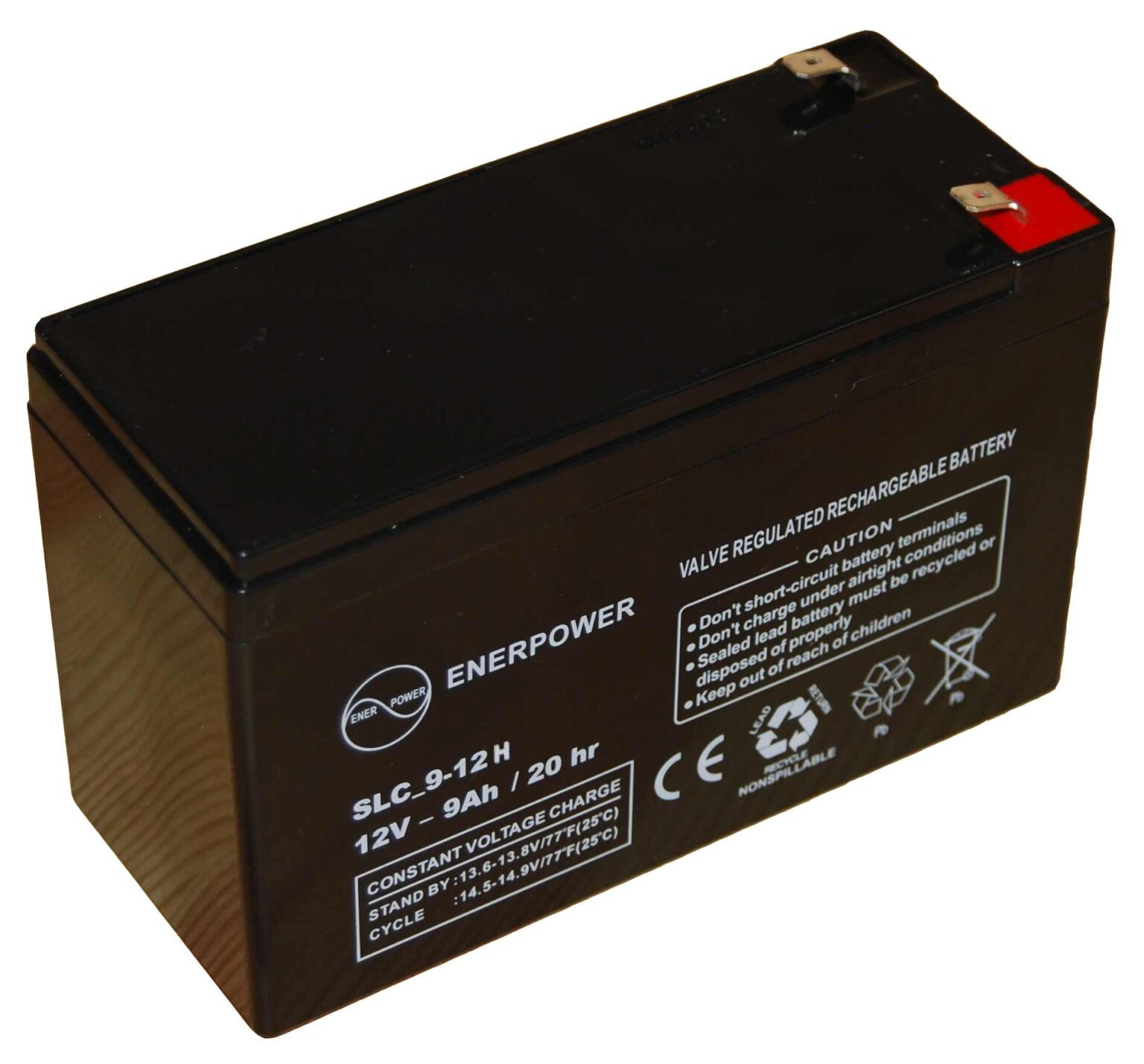 12V 9Ah Long Life SLC 9-12H battery - Enerpower Srl